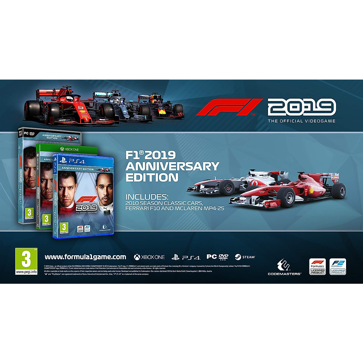 F1 2019 - Anniversary Edition (Xbox One)