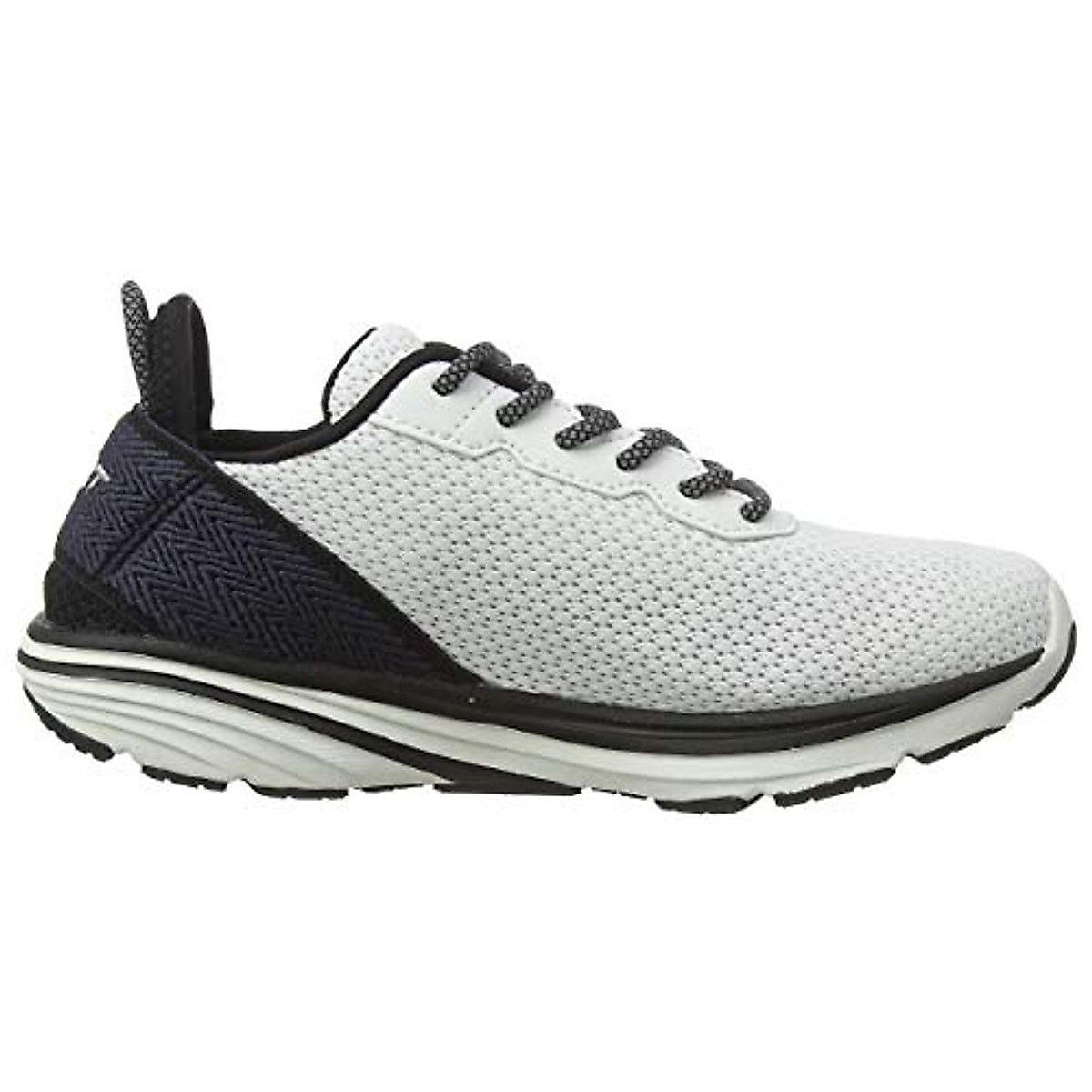 MBT Rocker Bottom Shoes Men’s – Athletic Running Walking Shoes Gadi - Black/Wht