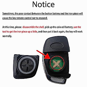 FILP Key Fob Remote Replacement Fits for Hyundai Santa Fe 2016 2017 2018 2019 TQ8-RKE-4F31 Keyless Entry Remote Control 95430-2W110 Transmitter Assy (DM 4BT)