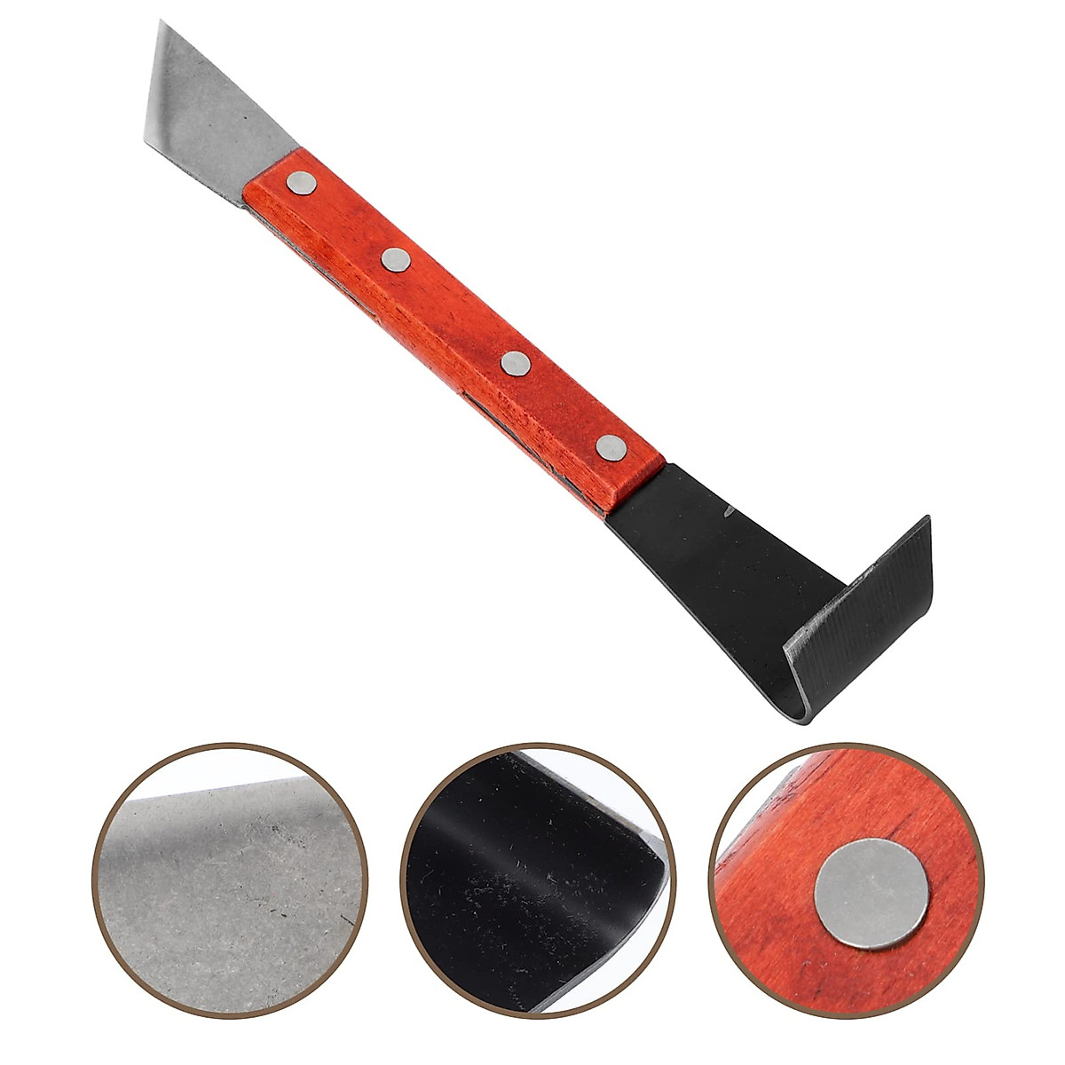 Bark Peeler Tool Felled Draw Shave Knife Bark Removal Tool Straight Drawing Knife Woodworking Tool Log Debarker Tool Bark Peeler Bark Stripping Tool Debarking Tool Gardening Scarping Tool