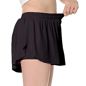 Flowy Shorts Girls Black Butterfly Tennis Skirts for Girls Teen Preppy Clothes Kids Activewear Cycling Shorts