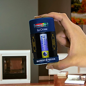 La Crosse Technology 911-114 Portable Battery Tester , Blue