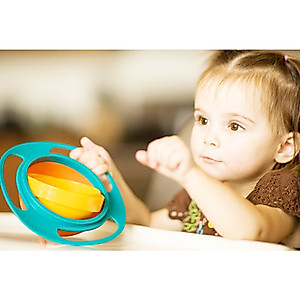 Pro Universal Gyro Bowl | Revolutionary Anti Spill Bowl For Kids | Smooth 360 Degrees Rotation With Highly Durable Material | For Children Of All Ages | 1097 by Pro Universal Gyro Bowl
