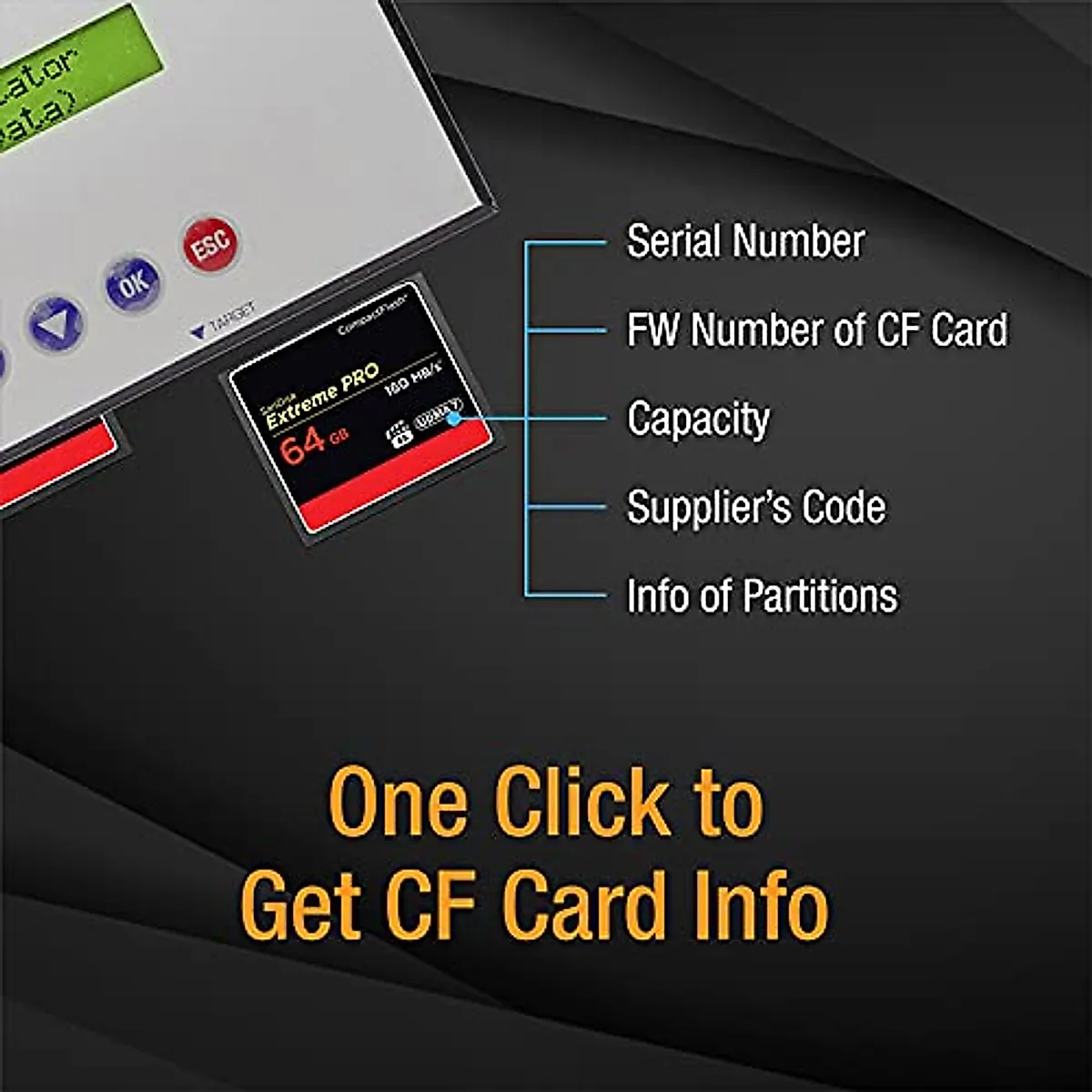 U-Reach CF121 Mini Series CF Duplicator and Sanitizer CF 1-1 Portable Copier