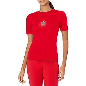 adidas Originals womens Tee Scarlet XX-Small