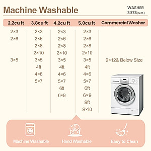 Washable Area Rugs 8x10 Large 8x10 Area Rugs Non Slip Rug Low Pile Area Rug Distressed Printed Carpet Soft Area Rug for Living Room Dinning Room Bedroom Playroom Indoor-Yellow/Brown