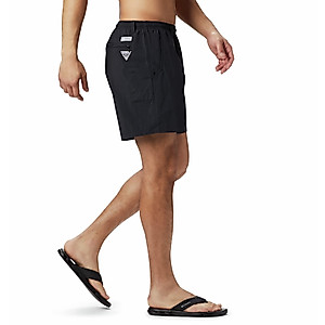 Columbia Men's Backcast III Water Short, Sun Protection and Quick Drying, Medium x 6" Inseam