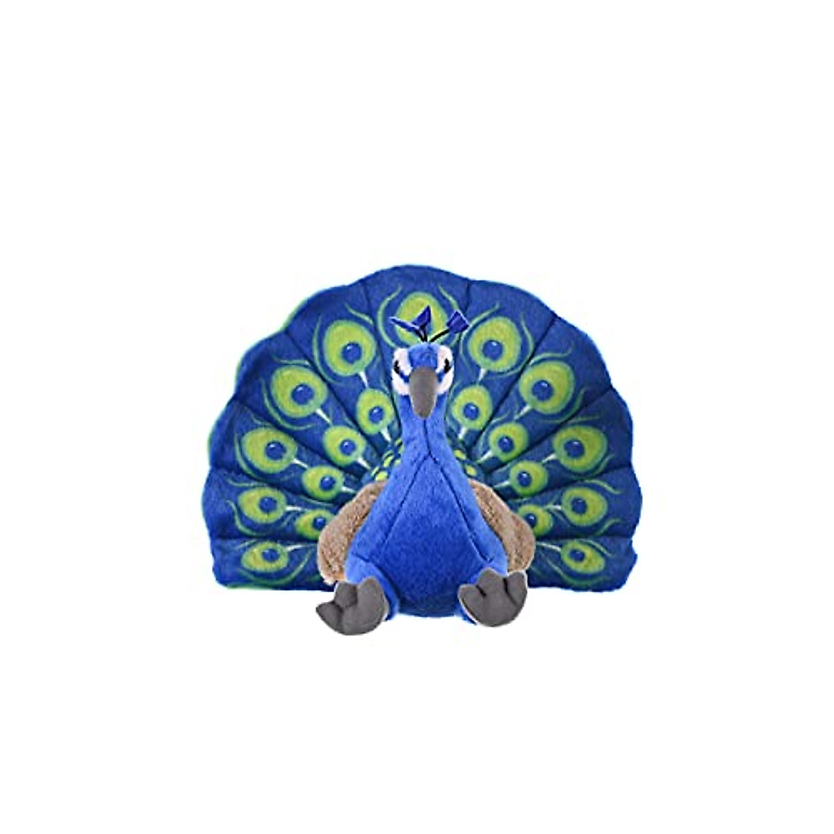 Wild Republic Peacock Plush, Stuffed Animal, Plush Toy, Gifts for Kids, Cuddlekins 12 Inches