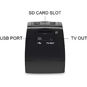 DIGITNOW 22MP All-in-1 Film & Slide Scanner, Converts 35mm 135 110 126 and Super 8 Films/Slides/Negatives to Digital JPG Photos, Built-in 128MB Memory, 2.4 LCD Screen