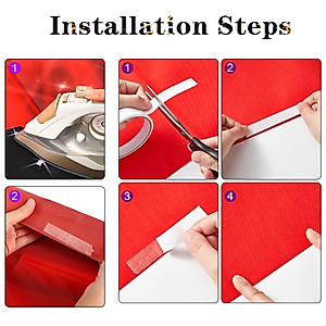 6 x 5 ft Red Carpet Party Decorations Movie Theme Paparazzi Photography Backdrop Red Carpet Backdrop Red Carpet Runner with Carpet Tape for Party Decoration Supplies