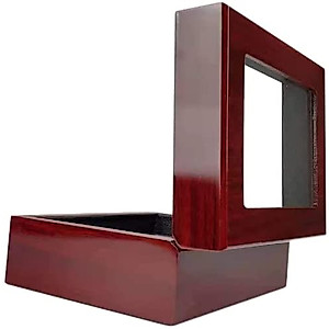 GFZYLQ Ring holder box Wooden Championship Storage Box BaseballCase jewelry organizer travel (9 holes)