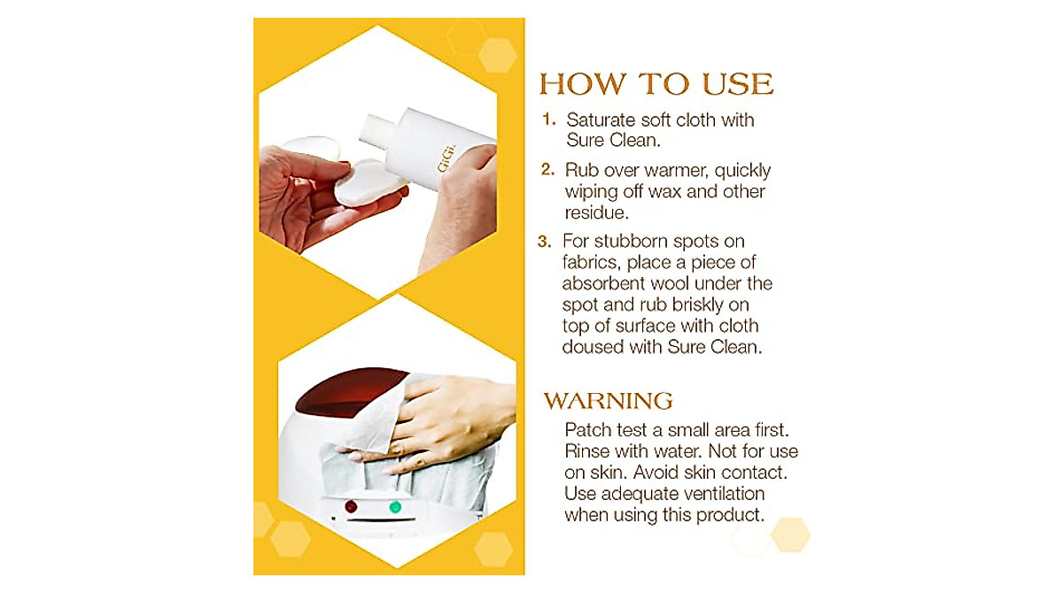 GiGi Sure Clean Wax Warmer Cleaner – 8 oz All-Purpose