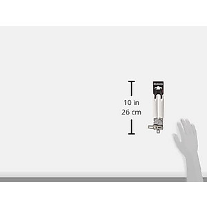 Brabantia Classic Can Opener With Metal Handle, 4.8x5.1x9 cm, White