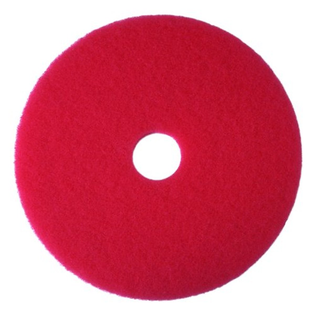 3M Buffer Floor Pad 5100, Red, 20", 5/Case, Removes Soil, Scratches, Scuff Marks, and Black Shoe Heel Marks