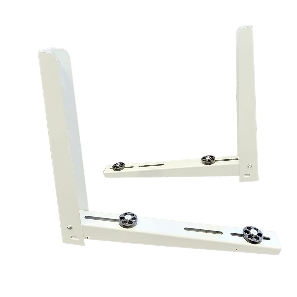 Heavy Duty Outdoor Bracket-Steel Plate, ,Air Conditioner Support Brackets,AC Bracket Stand for Mounting Mini Split Fits 7000-12000 Btu Units,Two-Way mounting Design,Support up to 260lbs.