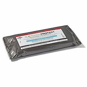 Medline Aloetouch Protect Dimethicone Skin Protectant Wipes, Hypoallergenic, Fragrance-Free, 8 Count (Pack Of 30)