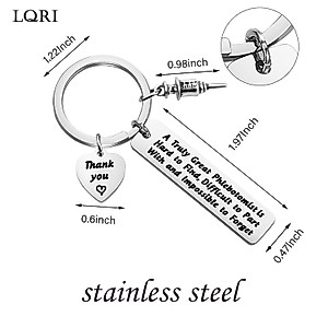 LQRI Phlebotomist Gifts Nurse Gifts Phlebotomy Keychain A Great Phlebotomist is Hard To Find