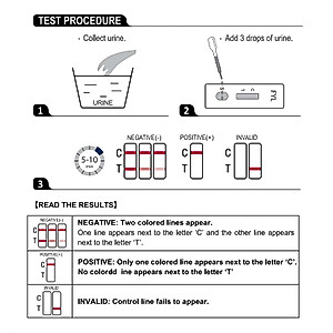 AllTest Fentanyl Drug Test Urine Cassette - CLIA WAIVED 510k - Sensitive 1 ng/ml - 25 Per Box (25)
