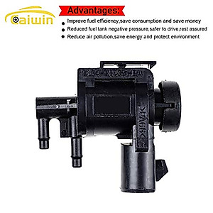 4x4 4WD Vacuum Solenoid Purge Valve Hub Locking Solenoid Compatible with Ford F-150 1997-2004 Replaces 9L14-9H465-BA 6L3Z-9H465A