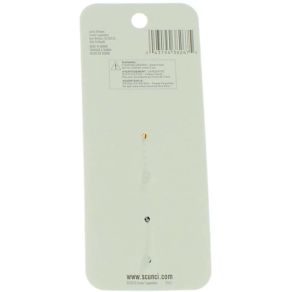 Scunci Wingless Octopus Jaw Clip,unisex, Colors may vary, 2-Pieces per Pack (1-Pack)