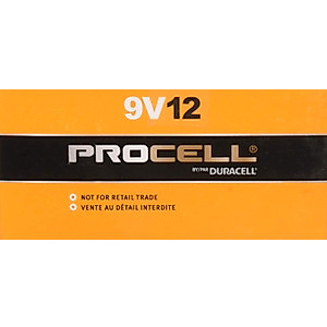 Duracell Procell 9 Volt Batteries, Pack of 12 (Packaging May Vary) - 2 Pack