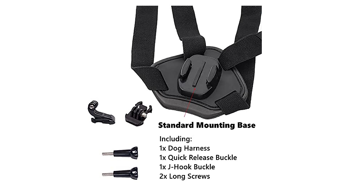 Adjustable Dog Harness Mount for GoPro - Besvalo