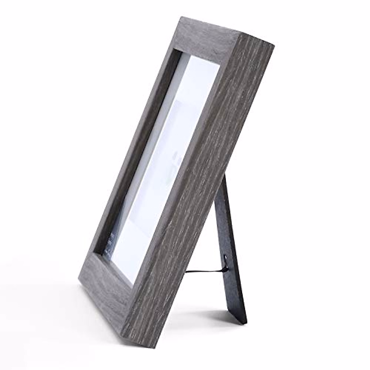 Hanging Together Classic White 10 x 8 Glass Pebble and Wood Framed Wall Art