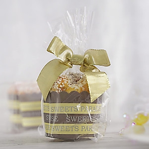 AIMUDI Silver Bows for Christmas Tree 3 Inch Small Silver Bows for Gift Wrapping Silver Twist Tie Bows for Treat Bags Premade Metallic Bows for Crafts, Wreaths, Party Favors, Goodie Bags - 24 PCs