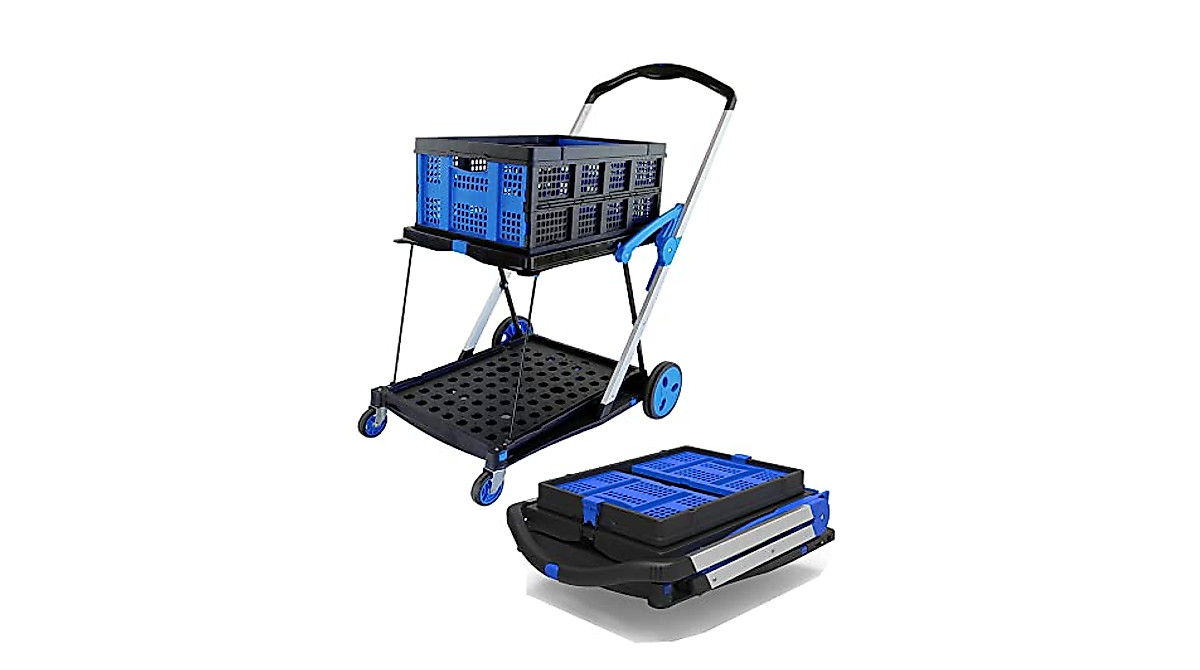 Heavy-Duty Folding Shopping Cart with Wheels - LIANJOY