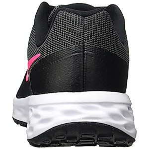 Nike Women's Race Running Shoe, Black Hyper Pink Iron Grey, 8.5