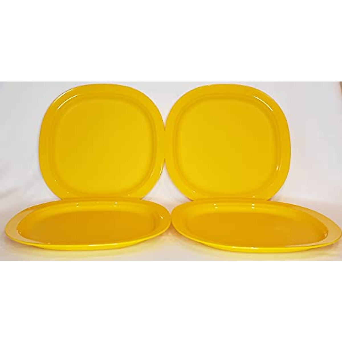 Birsppy ANGIEHAIE Microwave Luncheon Plates 9.5" Yellow