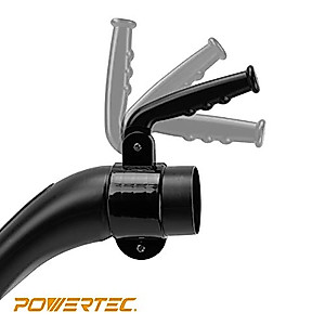 POWERTEC 70283 4-Inch Dust Collection Bench Nozzle w/Quick Change Handle