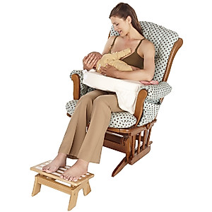 My Brest Friend Nursing Stool Adjustable for Comfort, Wood
