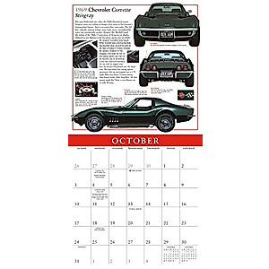 2021 Classics: Ultimate Automobiles 16-Month Wall Calendar
