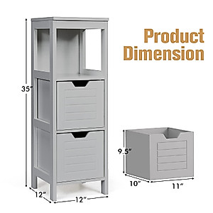 bettary Cabinet, Large, Grey