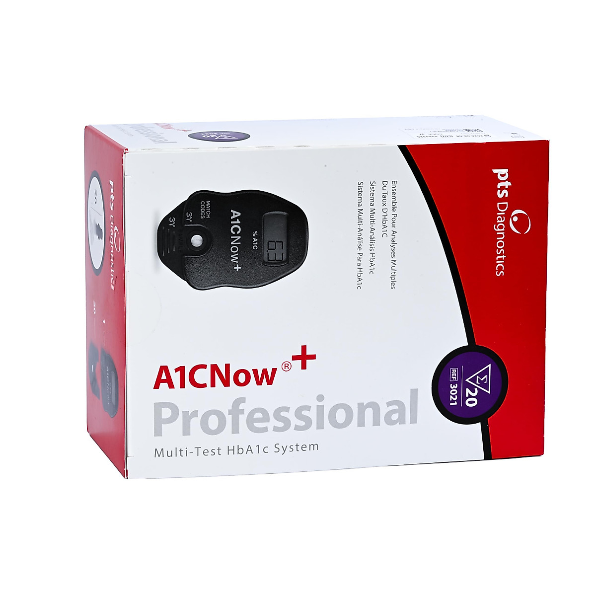 A1CNow+, Hba1c Blood Monitor w/ Sampler, 20 Test Kit