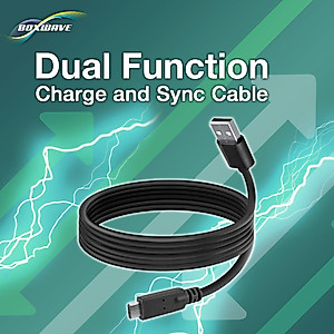 BoxWave Cable Compatible with GoPro Hero 7 Black (Cable by BoxWave) - DirectSync - USB 3.0 A to USB 3.1 Type C, USB C Charge and Sync Cable for GoPro Hero 7 Black - 6ft - Black