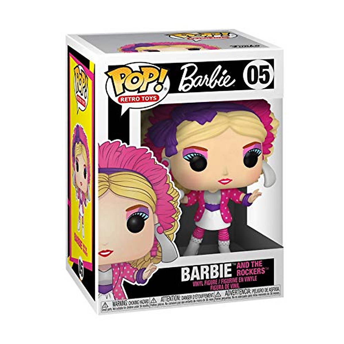 Funko Pop! Retro Toys: Barbie - Rock Star Barbie, 3.75 inches