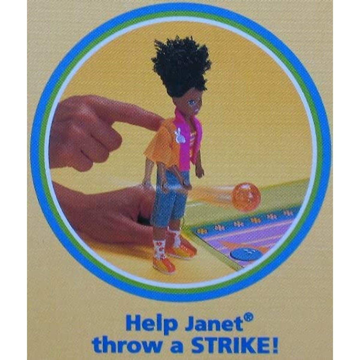 Barbie Bowling Party JANET Doll AA w Bowling Pins, Bowling Ball & More! (1998)