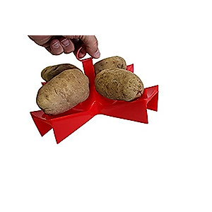 Microwave Baked Potato Maker BPA Free Plastic Cook Up to 4 Potatoes in Minutes