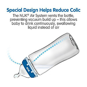 NUK Disney Baby Bottle, Minnie Mouse, 3 Count (Pack of 1)