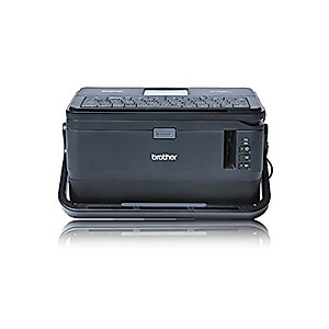 Brother P-touch Label Maker, Commercial/Lite Industrial Portable Labeler, PTD800W, Wi-Fi-Mobile-PC Connectivity, Extra-Wide Multi-Line Labeling, Links to Excel, Black