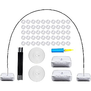 Adjustable Balloon Arch kit with Base, 9Ft Tall &10Ft Wide Adjustable Balloon Arch Stand Party Backdrop Decoration Tool for Wedding Birthday Baby Shower Halloween Christmas Party