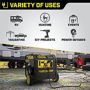 Champion Power Equipment 200953 4250-Watt Open Frame Inverter, Remote Start