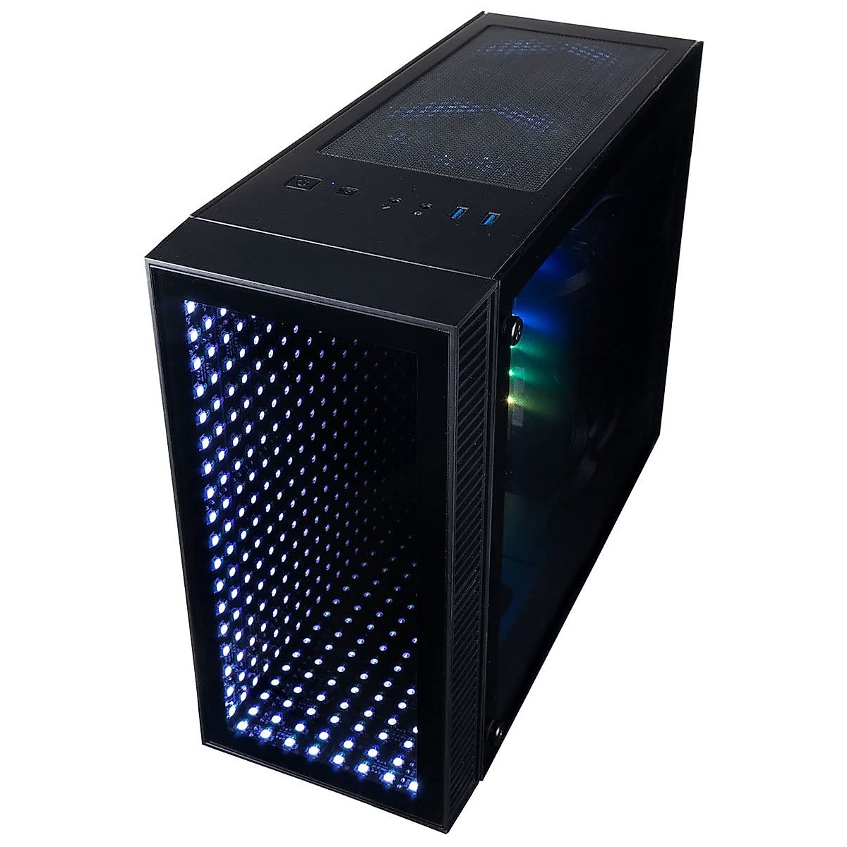 Empowered PC Continuum Mini Gaming Desktop - Intel Arc A750 (> RTX 3060), Intel 20-Core i7-14700KF (~ i9-13900K), 32GB DDR5 RAM, 1TB NVMe, WiFi 6, Windows 11 - Tiny Liquid Cooled RGB Gamer Computer
