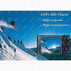 DSC-RX100M7 Screen Protector for Sony RX100 VII Digital Camera,ULBTER 0.3mm 9H Hardness Tempered Glass Cover Anti-Scrach Anti-Fingerprint Anti-Bubble Anti-Water Anti-Dust [3 Pack]