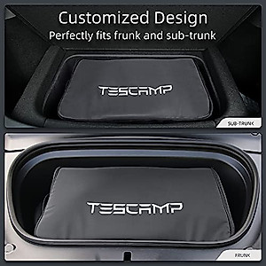 TESCAMP Camping Mattress ONLY for Tesla Model Y CertiPUR Memory Foam Car Mattress, Storage Bag & Sheet Provided, Portable, Foldable, Space Saver, in Car Sleeping, Twin Size