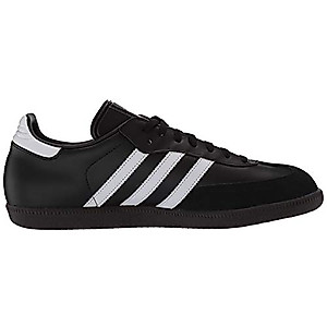 adidas Men's Samba Soccer Shoe, White/Black, 11 M US