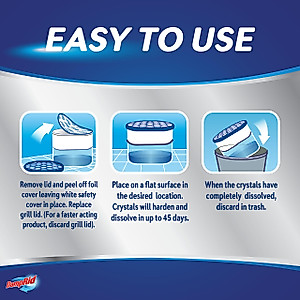 DampRid Moisture Absorber with Activated Charcoal for Boats & RVs, 18 oz.Fragrance Free