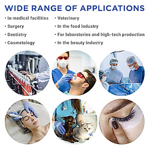 EZGOODZ Blue Disposable Surgical Caps for Women and Men. Pack of 100 Polypropylene Surgical Disposable Caps with Elastic Band 30 GSM. One Size Breathable Disposable Hair Covers for Hospital, Clinic